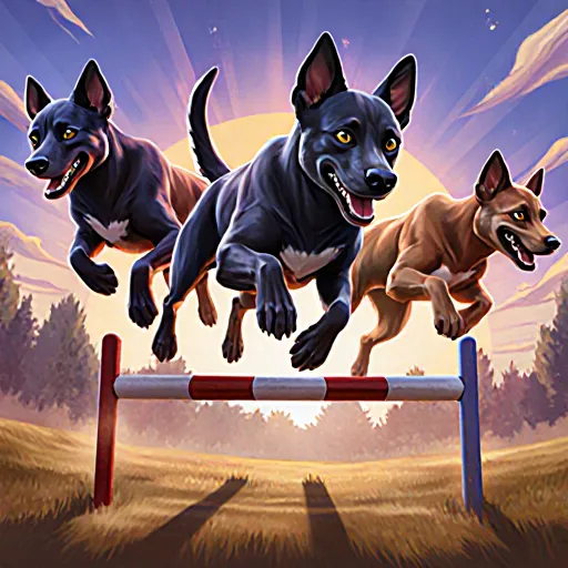 Command Courageous Canines: Unlock Spectacular Tricks!! - Henbari